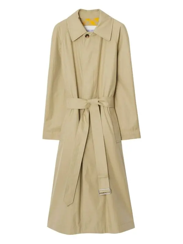 Burberry Checked Trench Coat