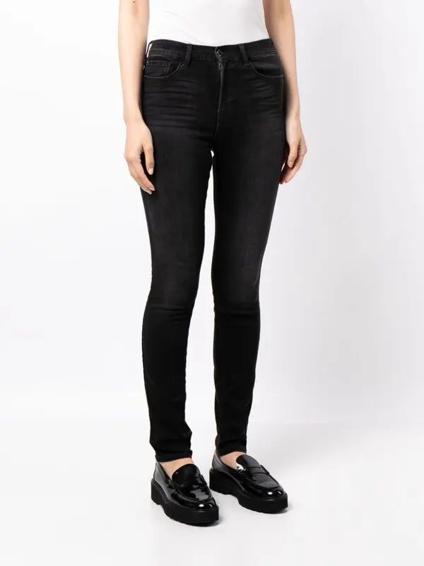 Emporio Armani Logo-embroidered Skinny Jeans