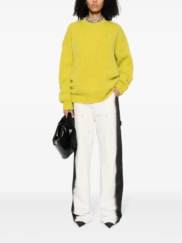 MSGM Chunky-knit Crew-neck Jumper