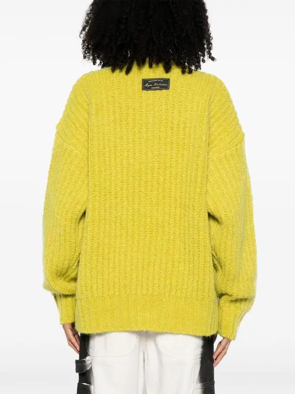 MSGM Chunky-knit Crew-neck Jumper
