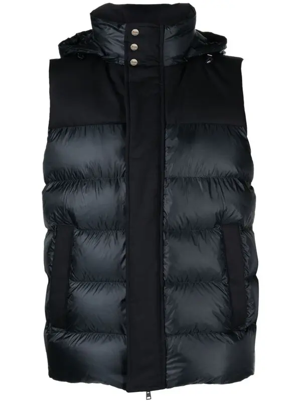 Herno Quilted Hooded Gilet
