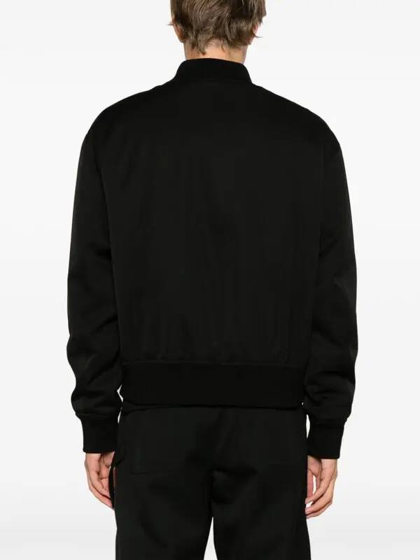 JIL SANDER Zip-up Wool Bomber Jacket