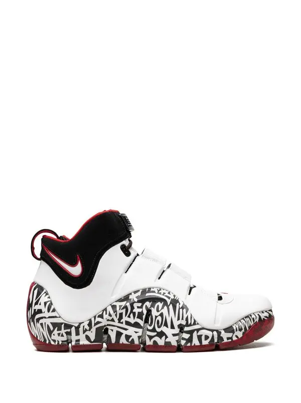 Nike Zoom Lebron 4 Graffiti 2023 Sneakers - White