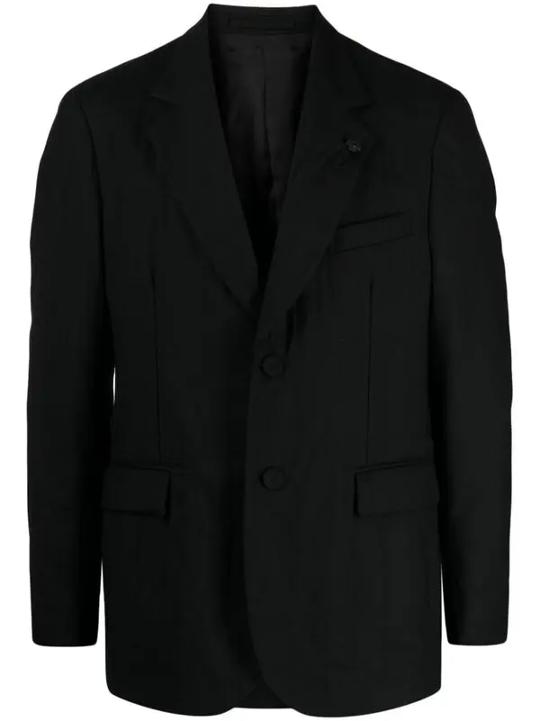 LARDINI Flower-charm Single-breasted Blazer