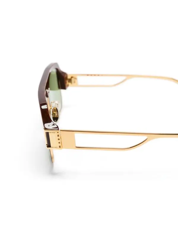 Marni Pilot Frame Sunglasses