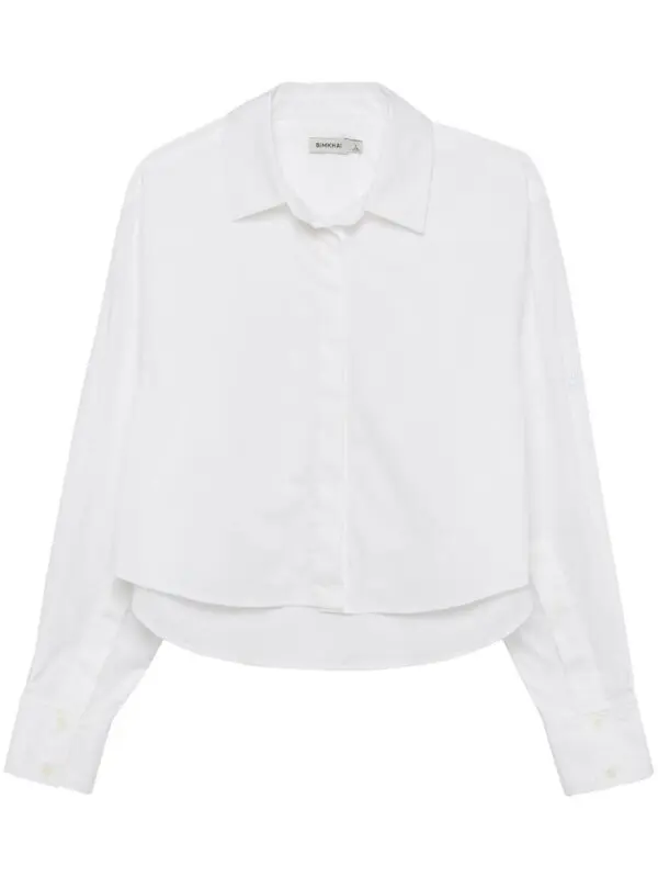 Simkhai Renata Cropped Shirt