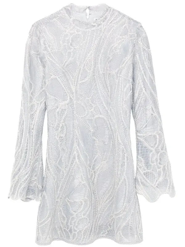 Simkhai Joy Crochet-knit Minidress - White