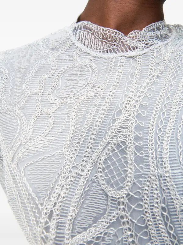 Simkhai Joy Crochet-knit Minidress