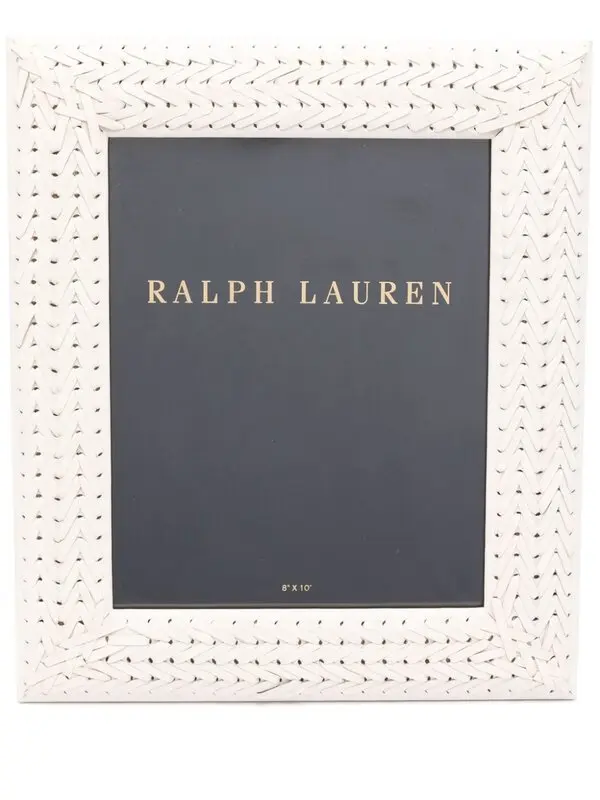 Ralph Lauren Adrienne Leather Photo Frame - Neutrals