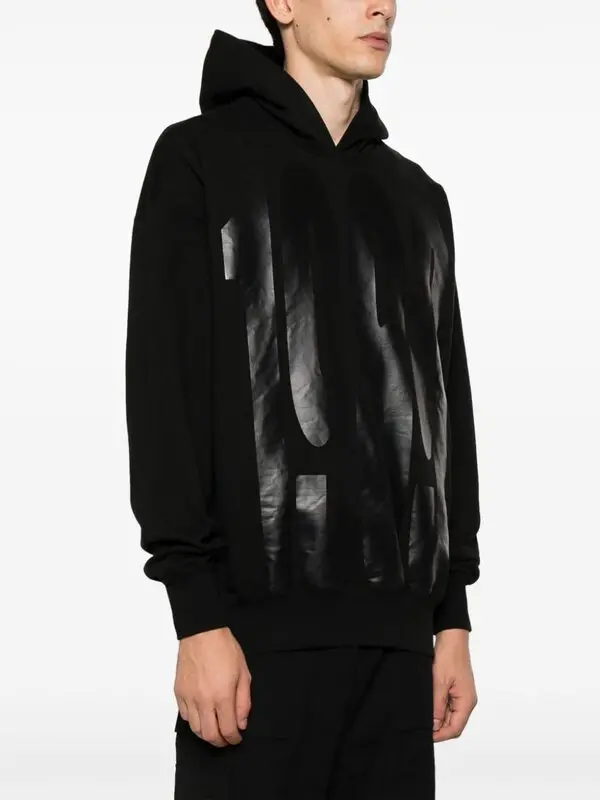 1989 STUDIO Logo-print Cotton Hoodie - Black