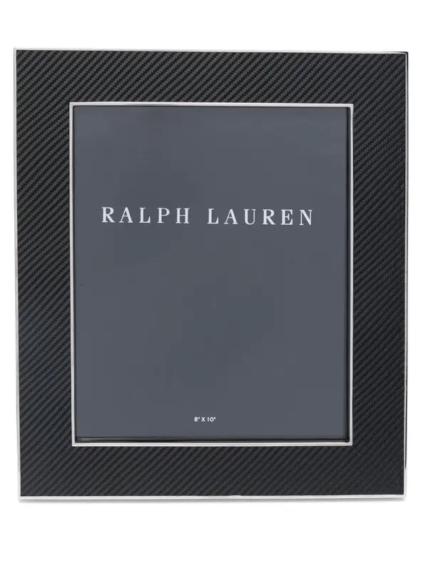 Ralph Lauren Sutton Striped Photo Frame - Black