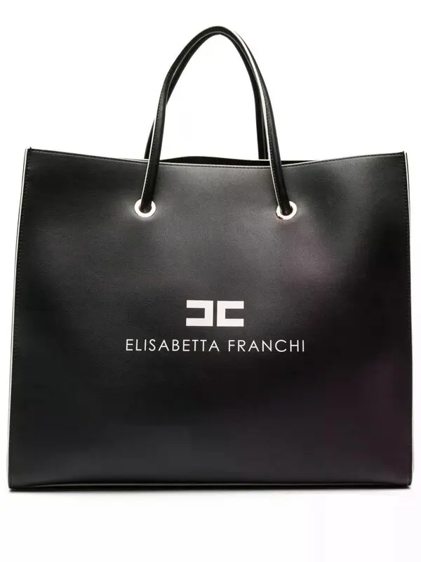 Elisabetta Franchi Faux-leather Tote Bag - Black