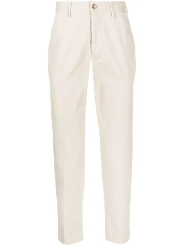 Incotex Tapered-leg Chino Trousers - Neutrals