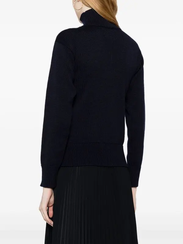 JIL SANDER Logo-patch High-neck Jumper