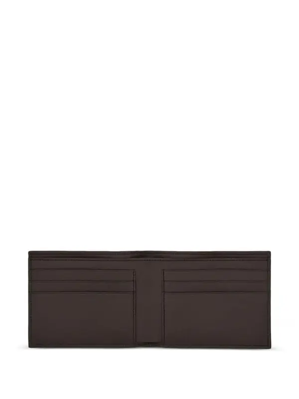 FERRAGAMO Bi-fold Leather Wallet - Black