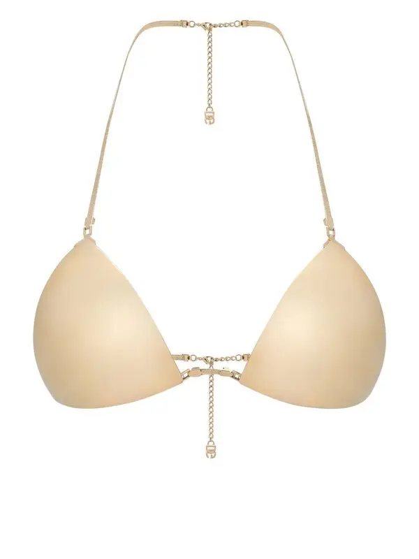 Dolce & Gabbana Triangle Bikini Top - Gold