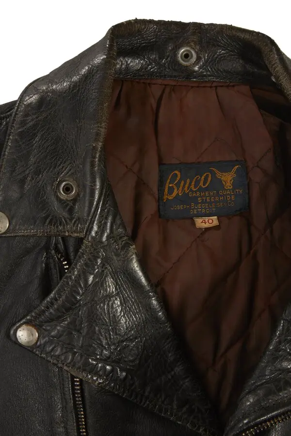 Vintage Leather Moto Jacket
