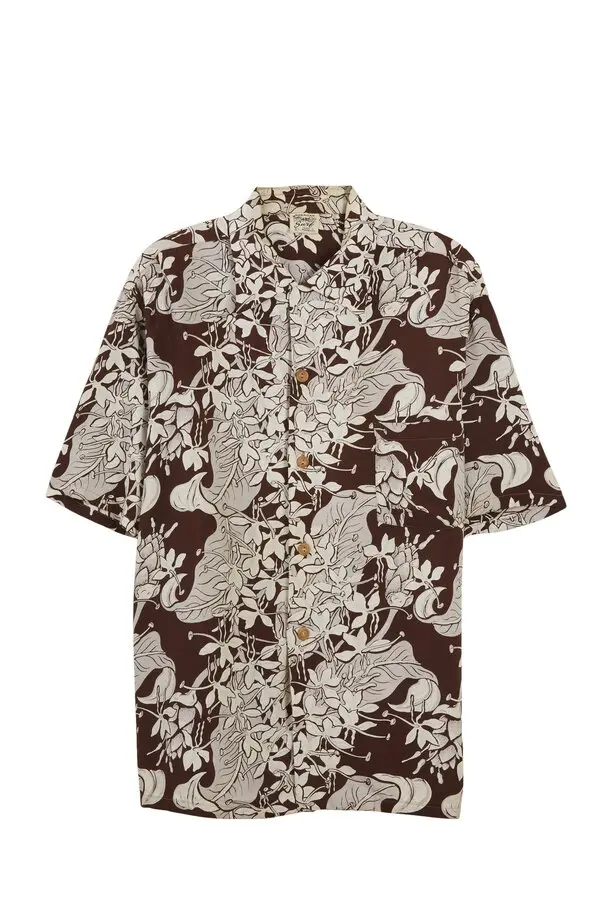 Vintage Hawaiian Shirt - Brown