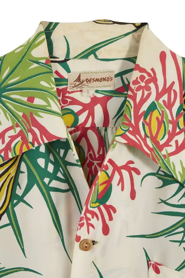 Vintage Shell & Fish Hawaiian Shirt