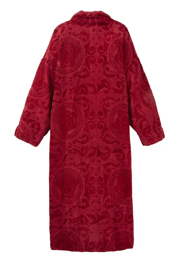 Versace André Leon Talley Terry Cloth Robe - Red