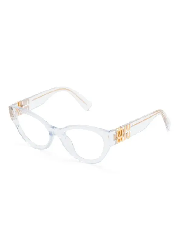 Miu Miu Logo-plaque Glasses