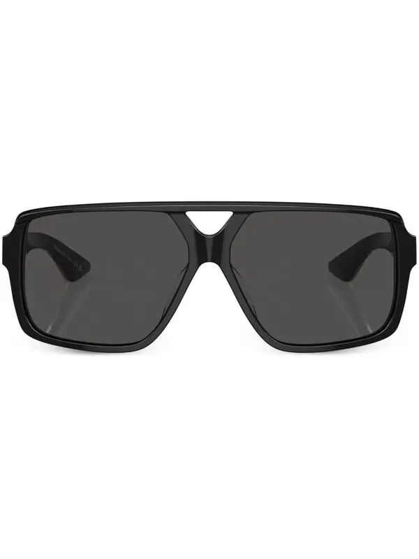 Oliver Spencer 1977c Oversize-frame Sunglasses - Black