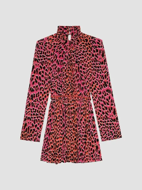 Zadig&Voltaire Ryde Elasticized Leopard-print Minidress