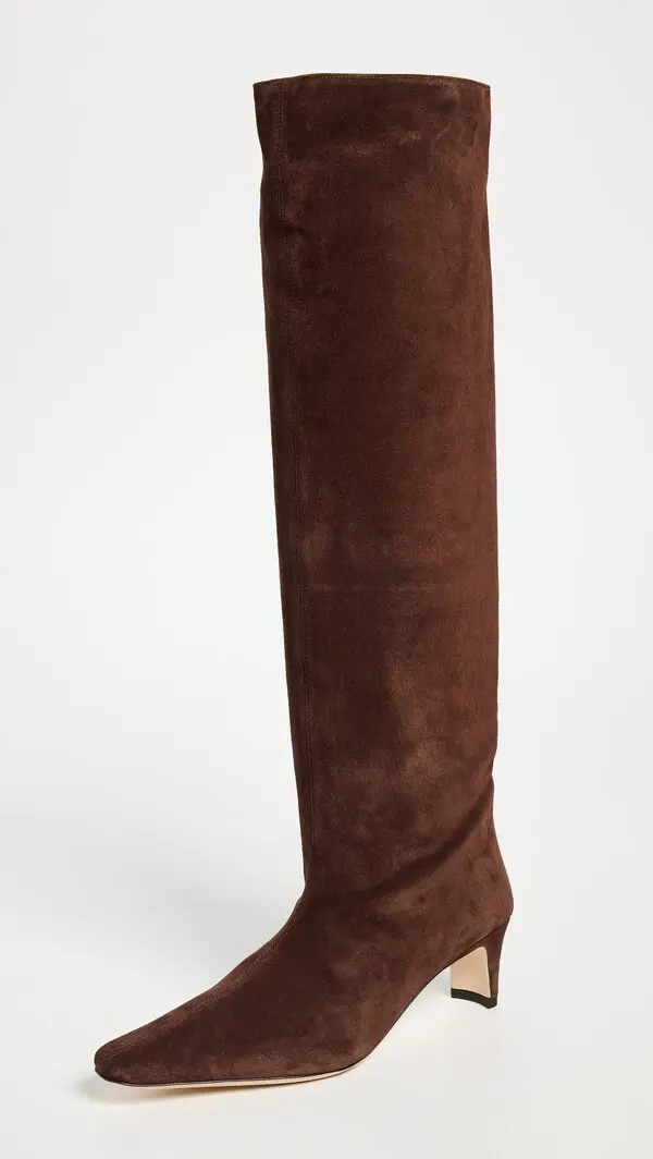Staud Wally Boots - Mahogany