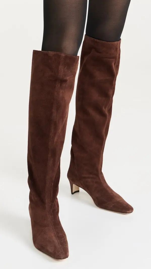 Staud Wally Boots - Mahogany