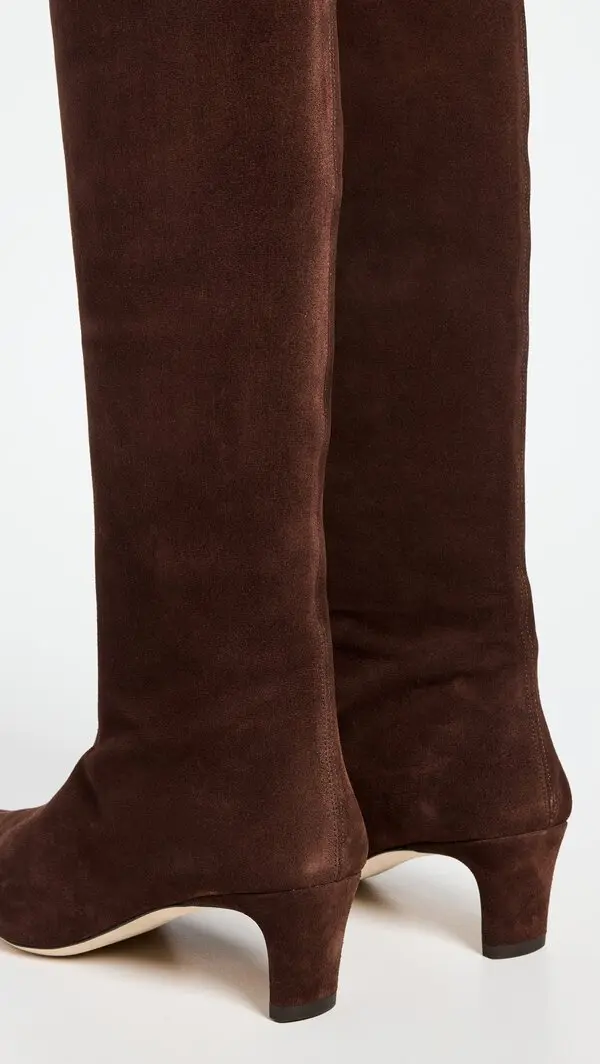 Staud Wally Boots - Mahogany