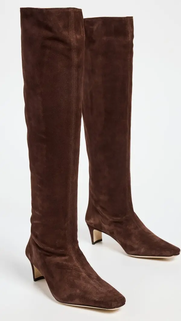 Staud Wally Boots - Mahogany