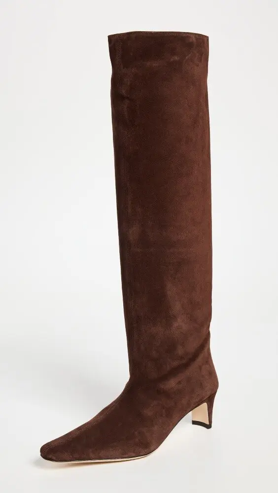 Staud Wally Boots - Mahogany