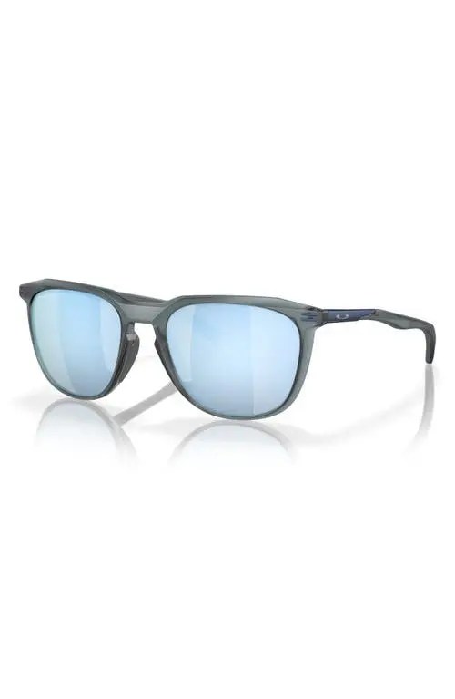Oakley Thurso 54mm Round Sunglasses - Deep Water/ Crystal Black