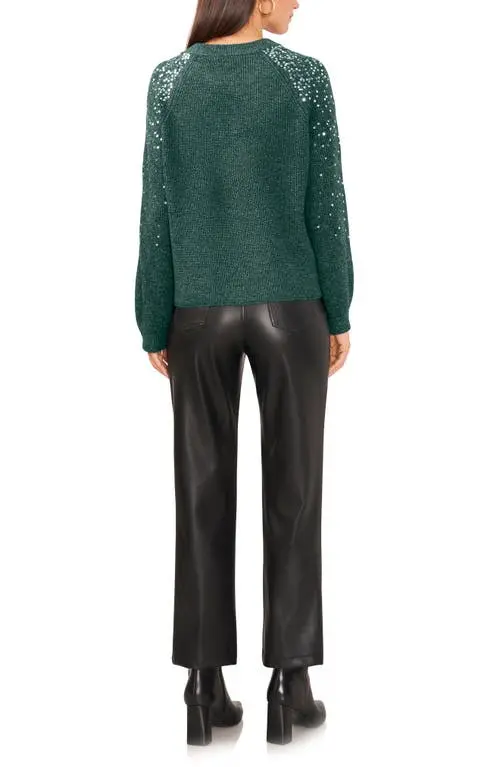 Vince Camuto Sequin Crewneck Sweater