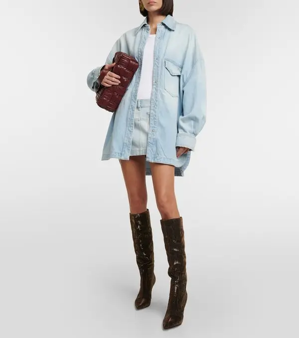 GIANVITO ROSSI Hansen Leopard Print Boots