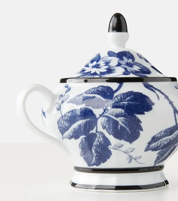 Gucci Herbarium Porcelain Sugar Bowl - Blue