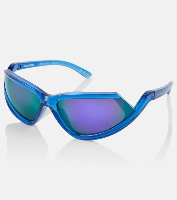 Balenciaga Side Xpander Oval Sunglasses