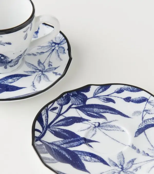Gucci Herbarium Set Of Teacup And Saucer