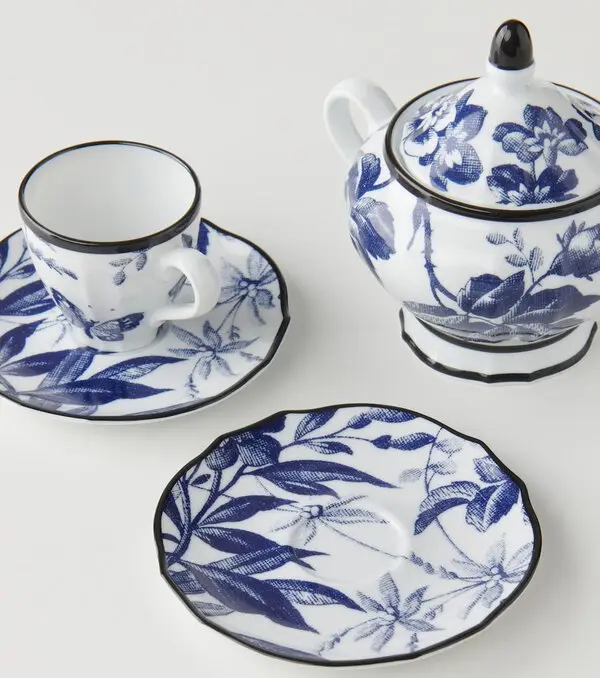 Gucci Herbarium Set Of Teacup And Saucer
