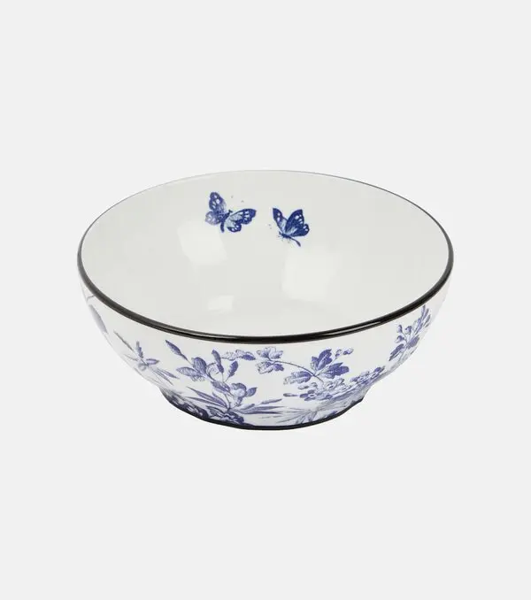 Gucci Herbarium Porcelain Salad Bowl - Blue