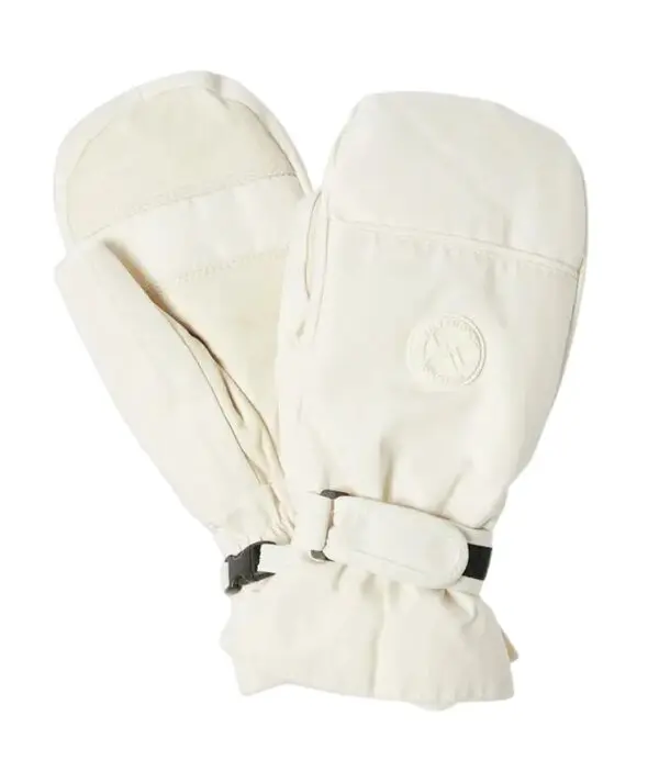 YVES SALOMON Technical Ski Mittens - White
