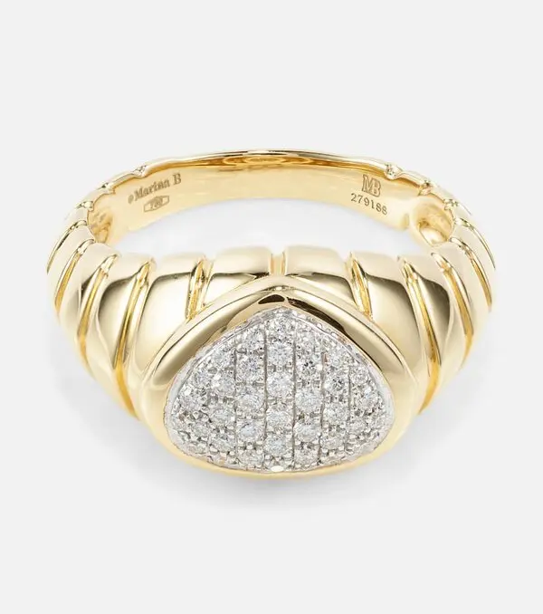 Marina B Timo Ring With Diamonds - Gold
