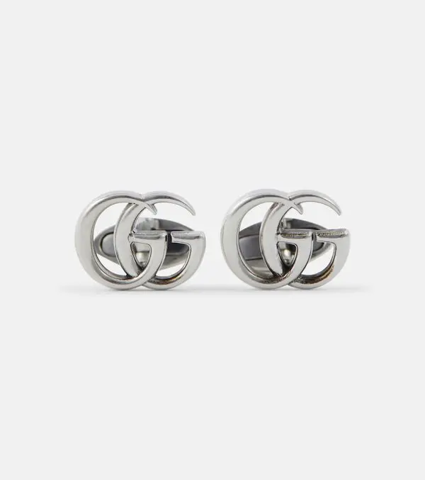 Gucci Gg Sterling Cufflinks - Silver