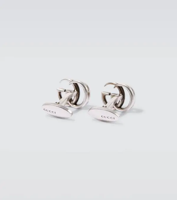 Gucci Gg Sterling Cufflinks