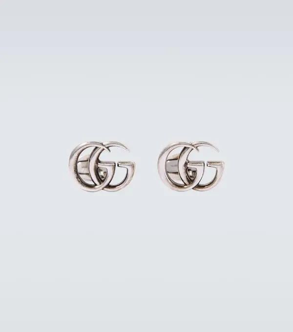 Gucci Gg Sterling Cufflinks - Silver