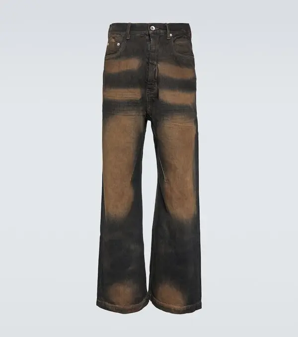Rick Owens Geth Wide-leg Jeans - Brown
