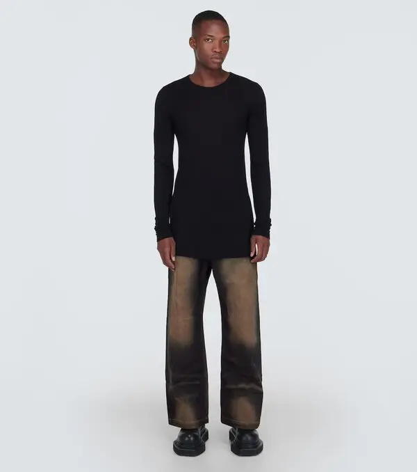 Rick Owens Geth Wide-leg Jeans - Brown