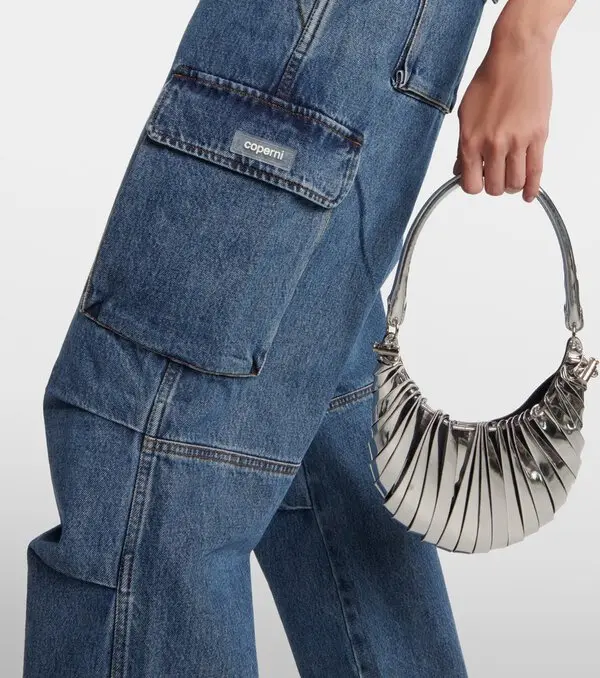 Coperni Wide-leg Cargo Pants - Blue