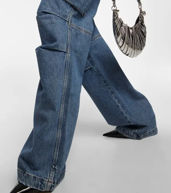 Coperni Wide-leg Cargo Pants - Blue