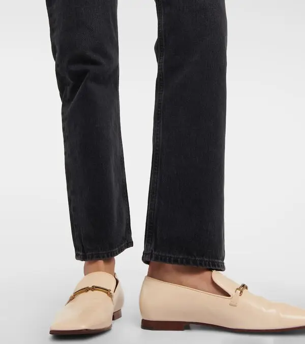 AGOLDE Parker Long Mid-rise Straight Jeans